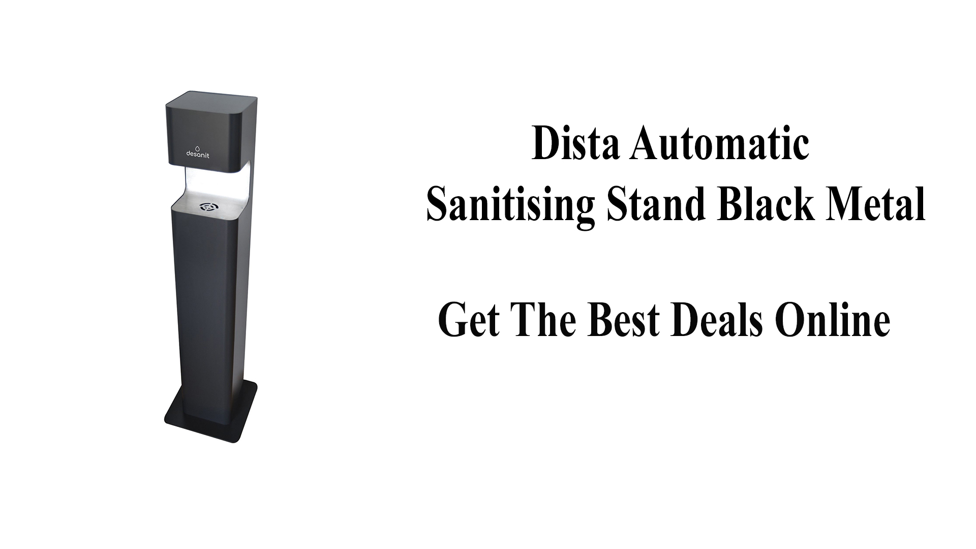 Dista Automatic Sanitising Stand Black Metal - Soap Dispenser Reviews